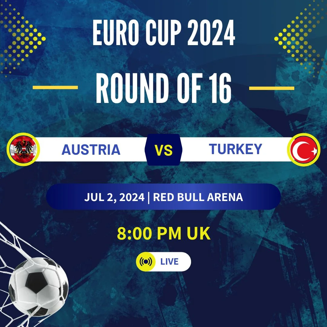 Austria Vs Turkey | Euro 2024 Round Of 16 Clash - Trendy String